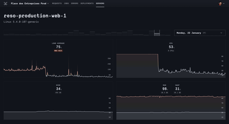Servers monitoring for Ruby on Rails applications - RorVsWild